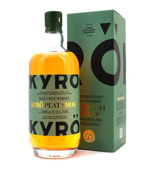 Kyrö Malt "Peat Smoke" Rye Whisky, Finland - Chas. E. Vinhandel